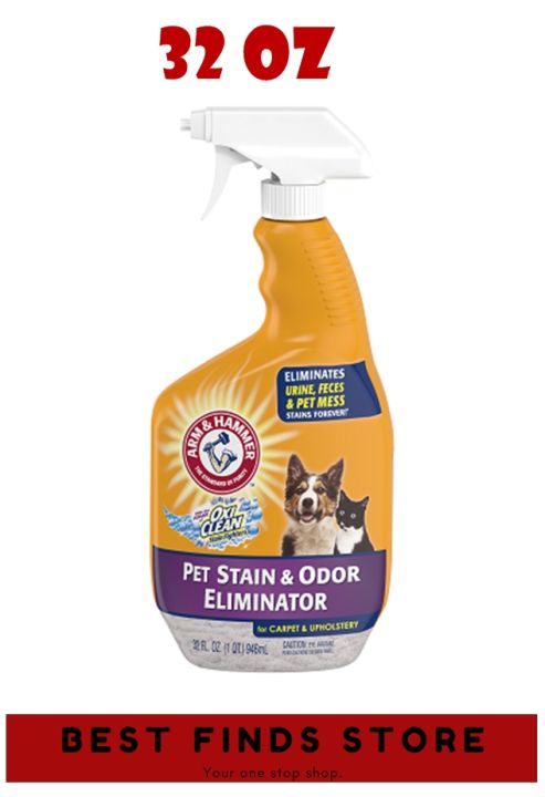 Arm & Hammer Pet Stain & Odor Eliminator Plus OXICLEAN 32oz Spray Bottle | Lazada PH
