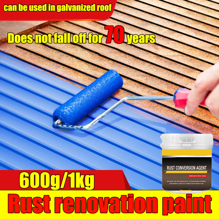 Anti Rust Paint for metal 600g/1kg can be used in galvanized roof .Rust ...