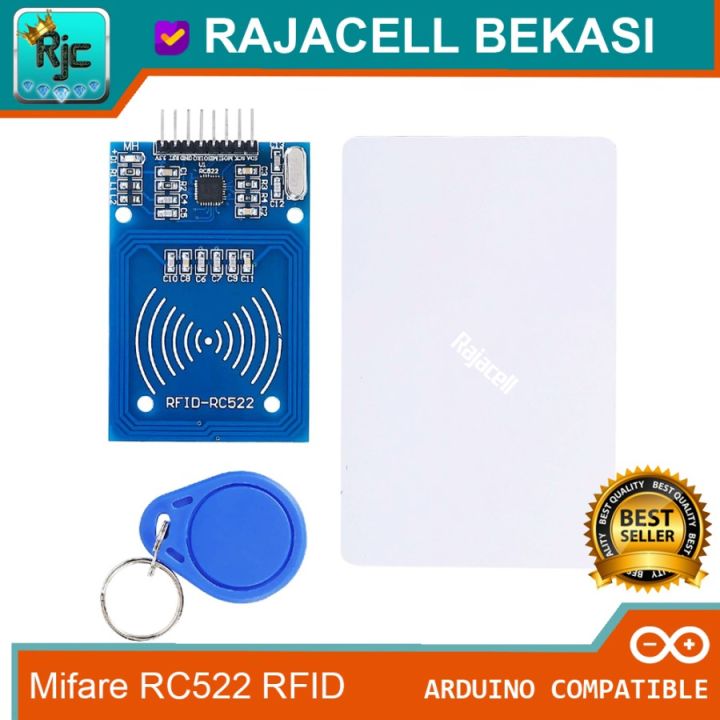 MFRC-522 RFID Reader Writer Module Card Keychain RC522 for Arduino ...