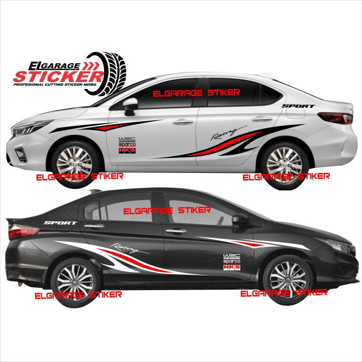 Stiker mobil all mobil sedan cutting stiker variasi body mobil vios ...