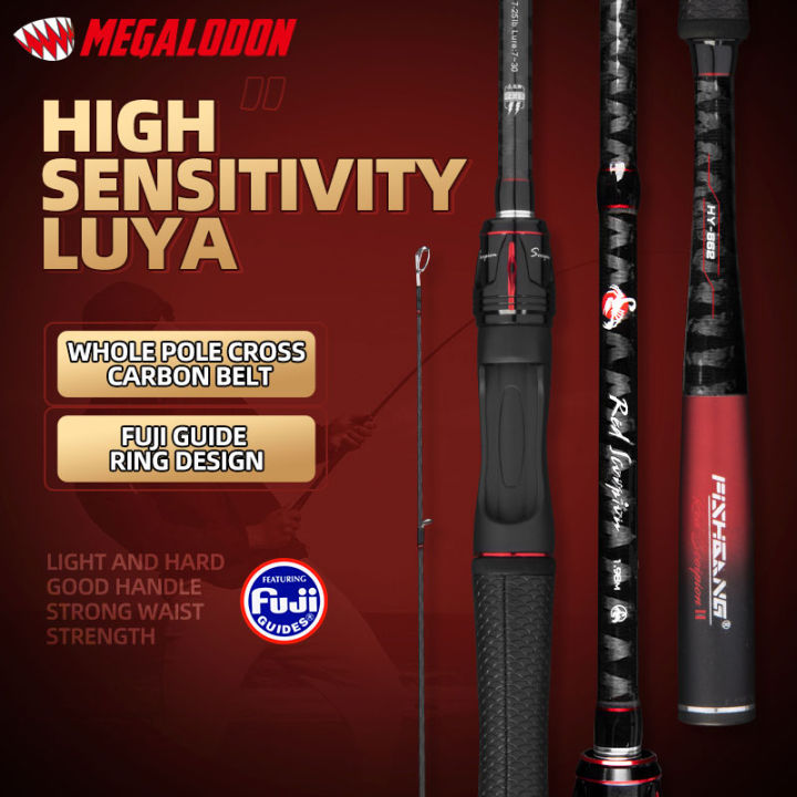 Megalodon 【 Genuine 】 Upgraded Fuji Guide Ring Multi Water Area Omnibus ...