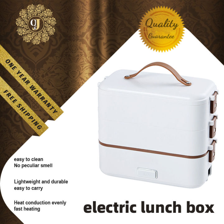 Q&J Electric lunch box multi-function portable rice cooker mini steamer ...