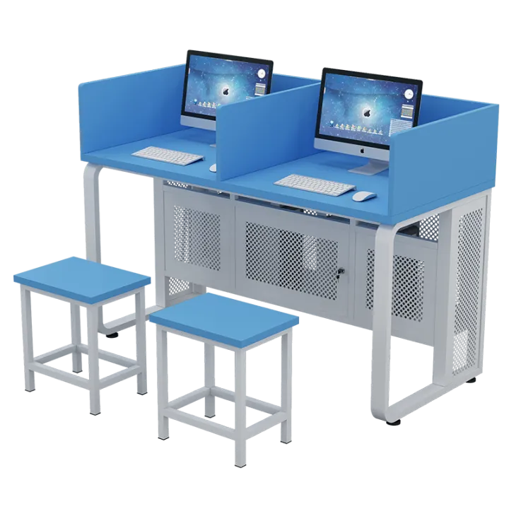 Customized school classrooms, single and double three-person computer ...