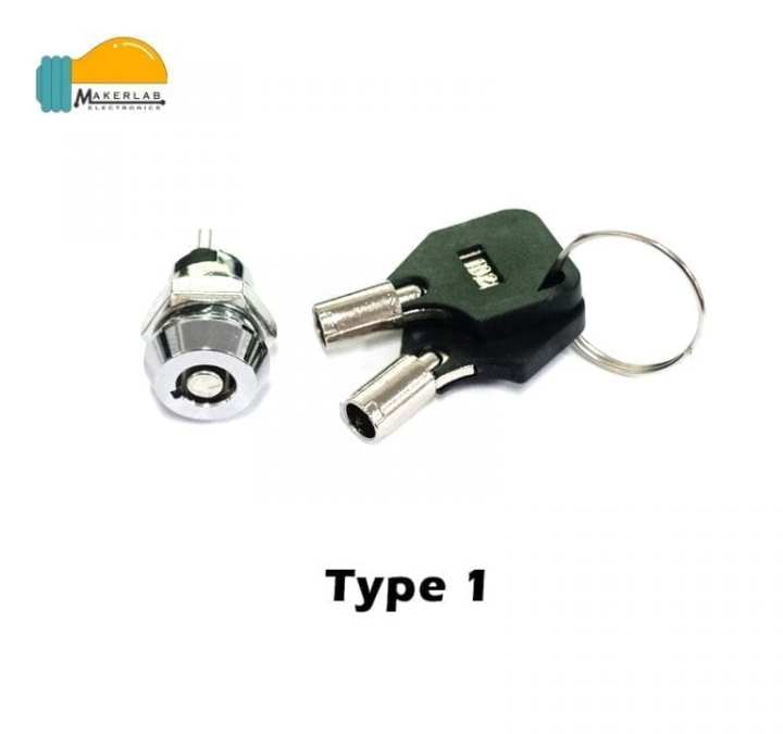12mm Metal Key Switch with keys | Lazada PH