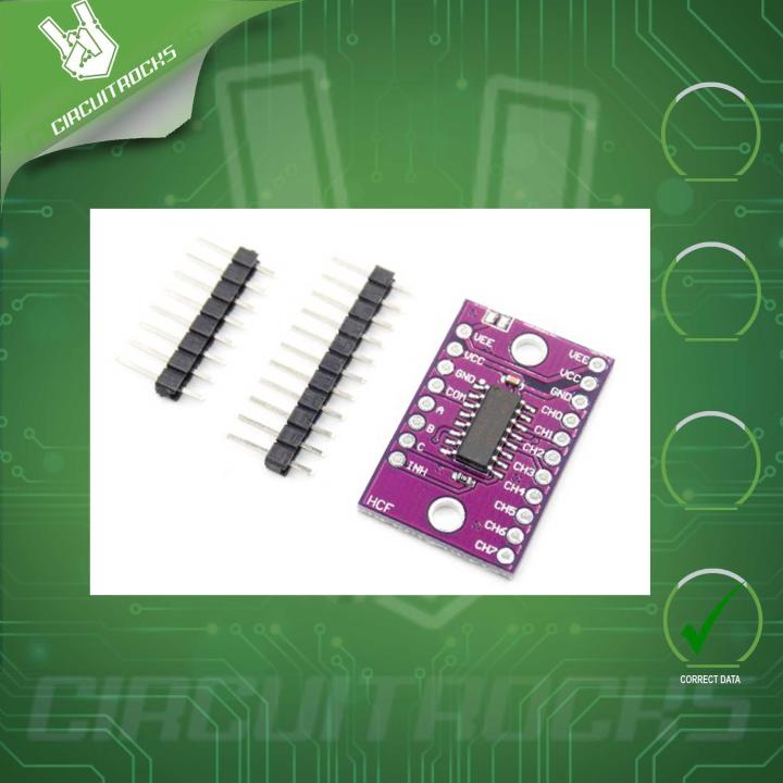 Circuitrocks Multiplexer Breakout 8 Channel 74HC4051 | Lazada PH