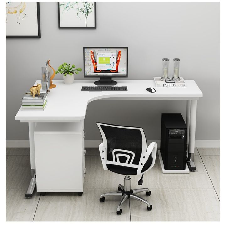 Strive Cat- Kruzo L-Shaped Modern Table Corner Computer Desk Home ...