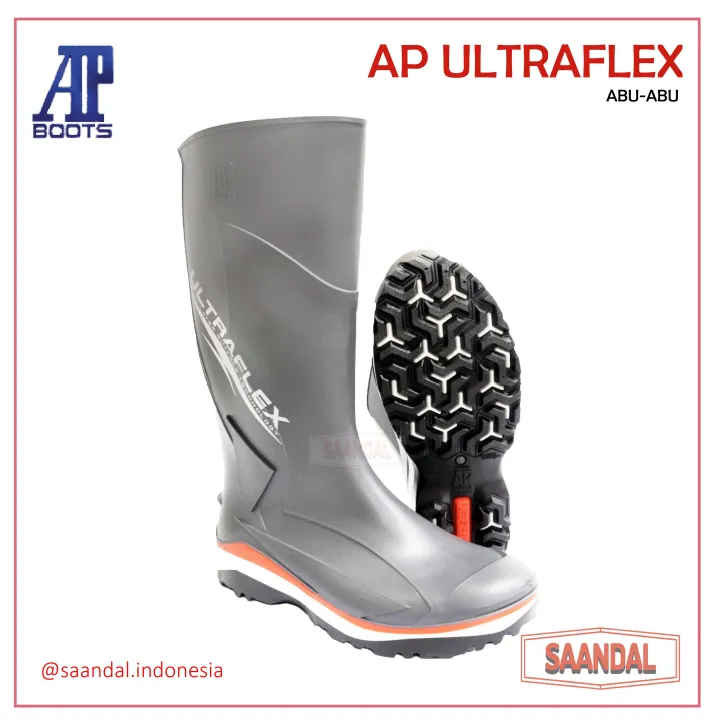 AP Ultraflex 2018 Safety Sepatu Boots Lentur Abu-Abu Grey Perikanan APD ... AP Ultraflex 2018 Safety Sepatu Boots Lentur Abu-Abu Grey Perikanan APD ...