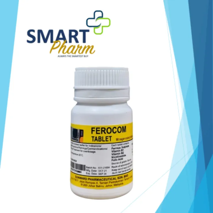 FEROCOM TABS 90S | Lazada