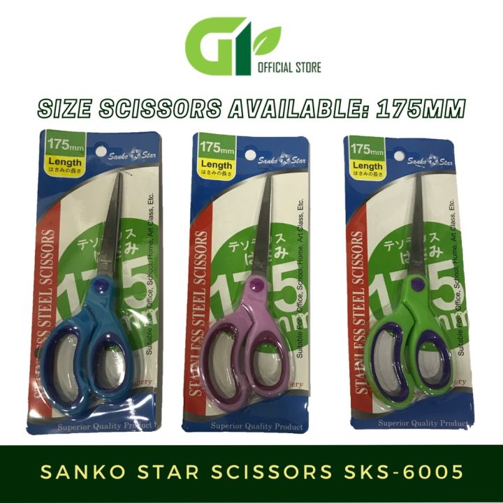 [GY Office] Sanko Star scissors SKS-6005 | Lazada