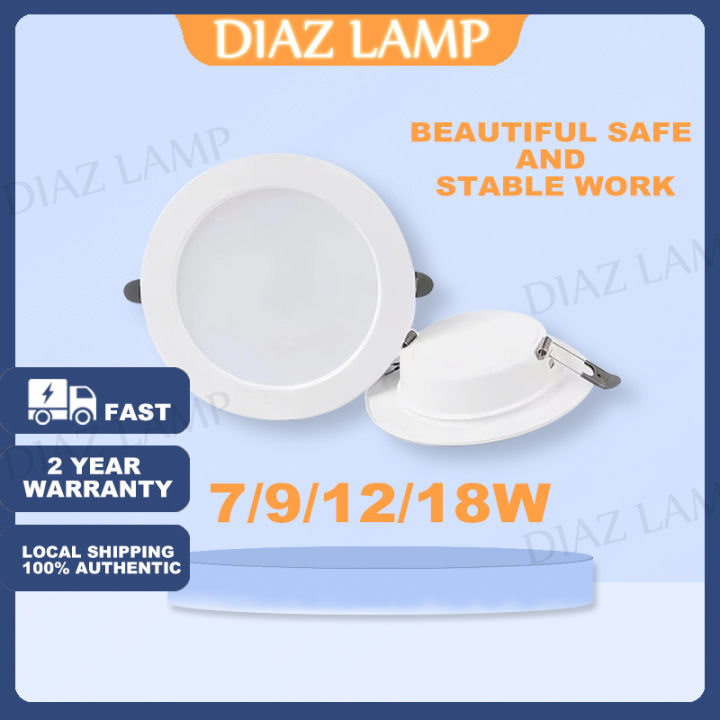 Ultra-thin LED pin light Embedded LED ceiling light LED Panel light 7W ...