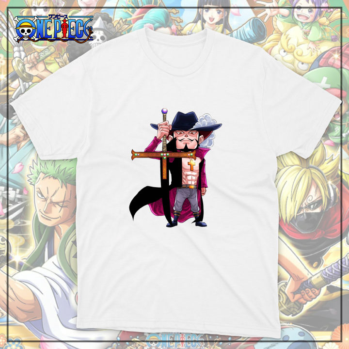 One Piece Warlord Dracule Mihawk Chibi High Quality Shirt (OP18 ...