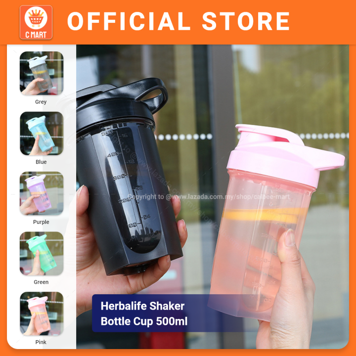 500ml Herbalife Bottle Shaker Nutrition Cup for Protein Shake Gym ...