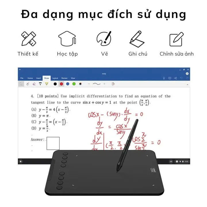 XPPen Deco 01 V3 - Bảng Vẽ Điện Tử Với Vùng Vẽ Rộng, Phím Tắt Tùy Chỉnh ...