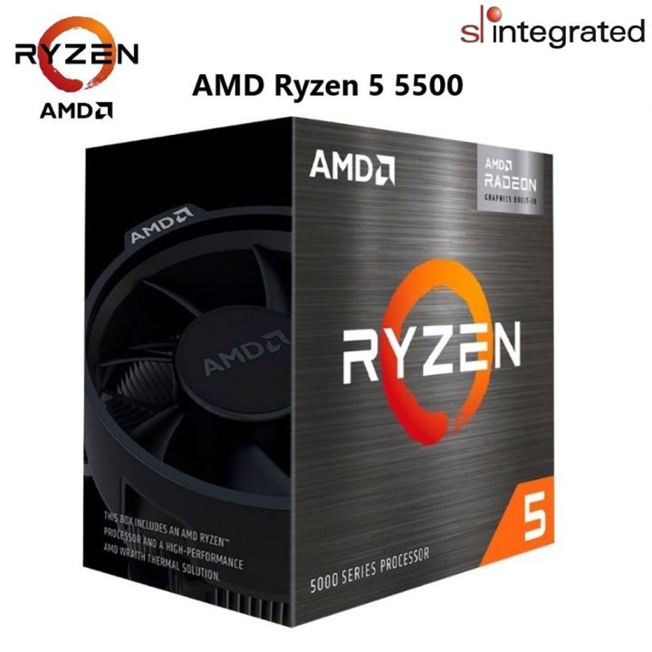 AMD Ryzen 5 5500 CPU Processors [6 Core 12 Threads] | Lazada