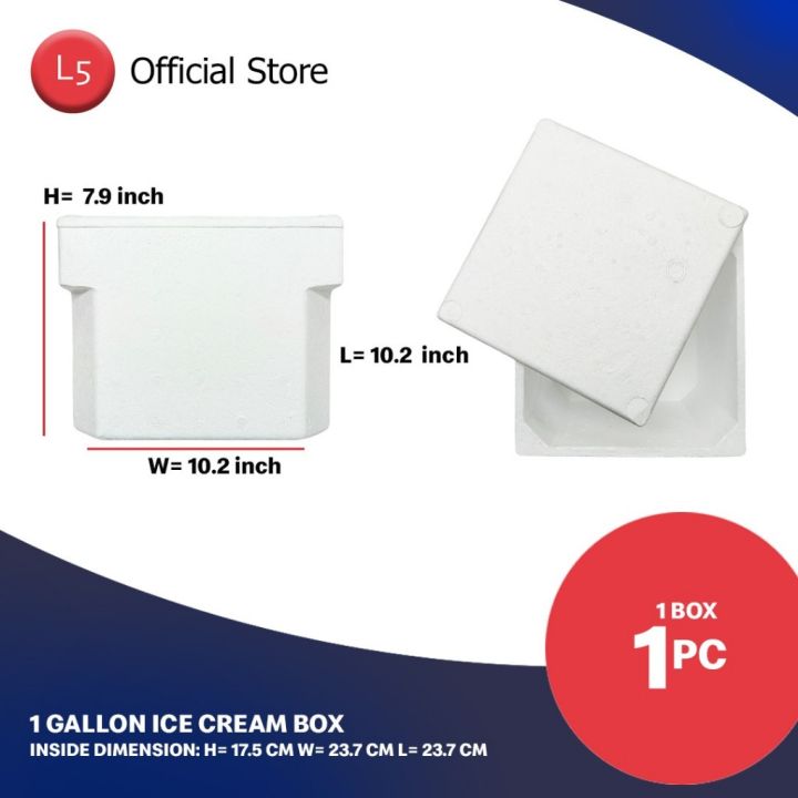 Ice Cream Styro Box 1 Gallon | Lazada PH