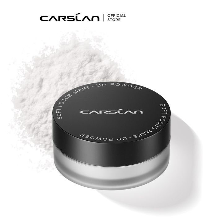 Carslan Black Magnetic Powder Soft Focus Hold Makeup Loose Powder Oil ...