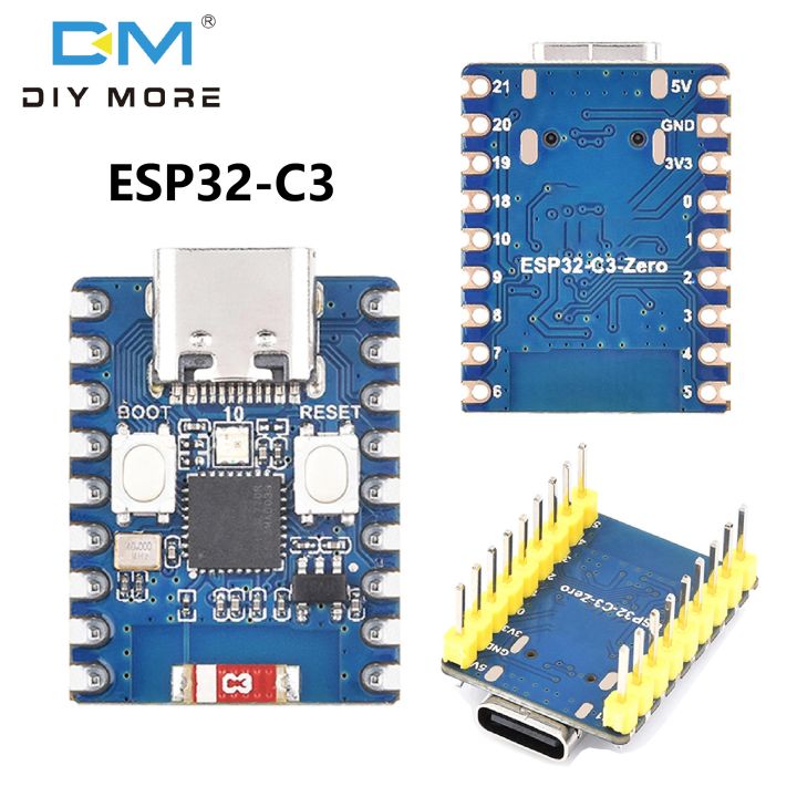 Diymore Esp32 C3 Zero Mini Wifi Bt 5บอร์ดพัฒนา Single Core Processor ขึ้นอยู่กับ Esp32 C3fn4