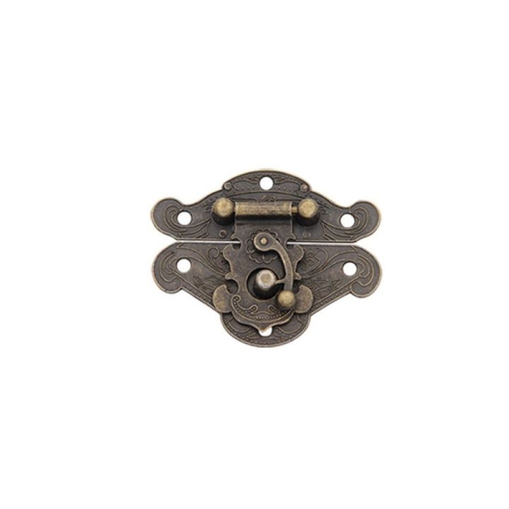 MYTOOLS Antique Style Latch Hasp Lock for Wooden Jewelry Box and Heavy ...