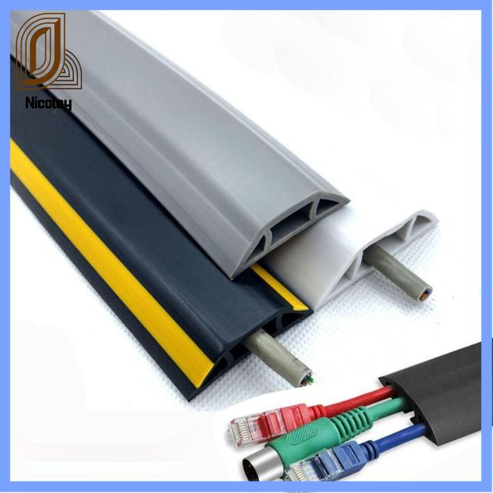 NICOLEY Self-Adhesive Hider Covers Wire Organizer Electric Wire Slot ...