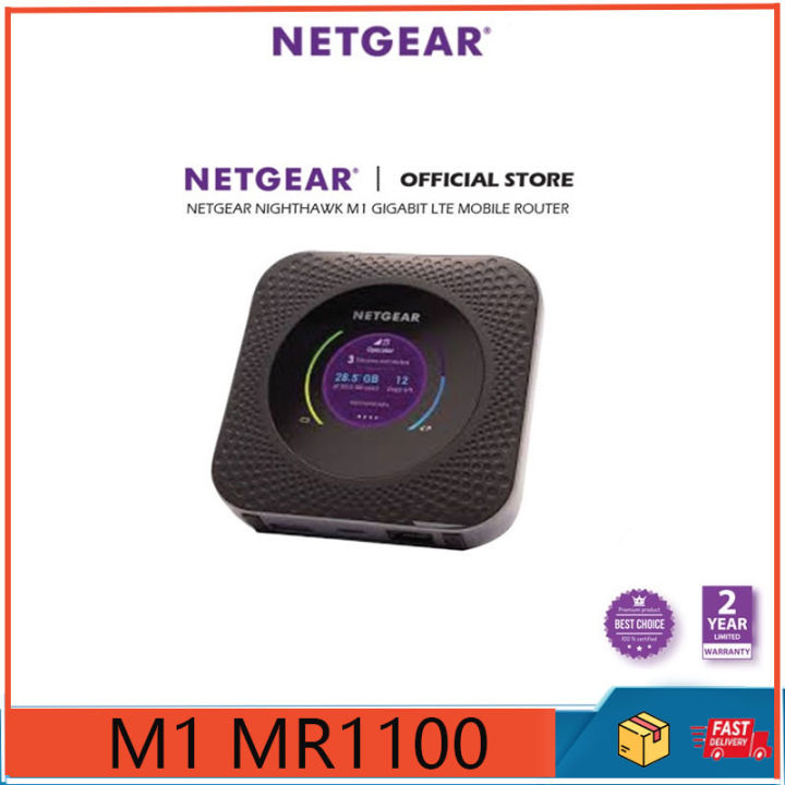 NETGEAR Nighthawk M1 MR1100 Mobile Hotspot 4G Router, Mifi, Portable Wi ...