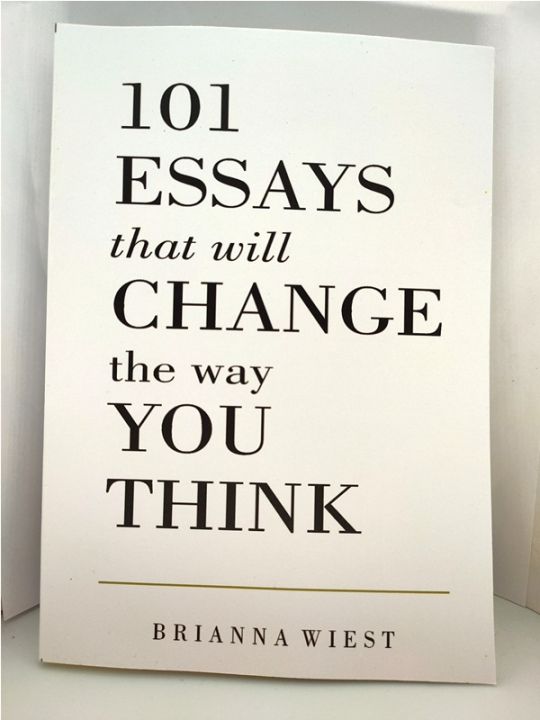 101 essays that will change the way you think - brianna wiest bahasa ...