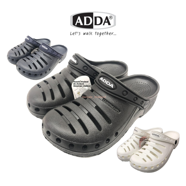 รองเท้า ADDA รุ่น 5303 รองเท้าปิดหัว รองเท้าหัวโตรัดส้น ลุยทุกสถานะ ...