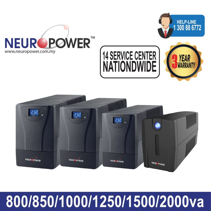 Neuropower 800va/850va/1000va/1250va/1500va/2000va UPS | Lazada