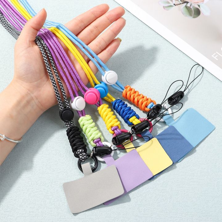 Detachable Adjustable Neck Strap Phone Lanyard Nylon Patch Crossbody ...