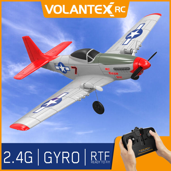 VOLANTEXRC RC Plane 2.4Ghz 2CH RC Airplane P51 Mustang 400mm Wingspan ... VOLANTEXRC RC Plane 2.4Ghz 2CH RC Airplane P51 Mustang 400mm Wingspan ...