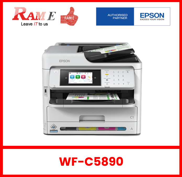 Epson WorkForce Pro WF-C5890 A4 Colour Multifunction Printer | Lazada ...