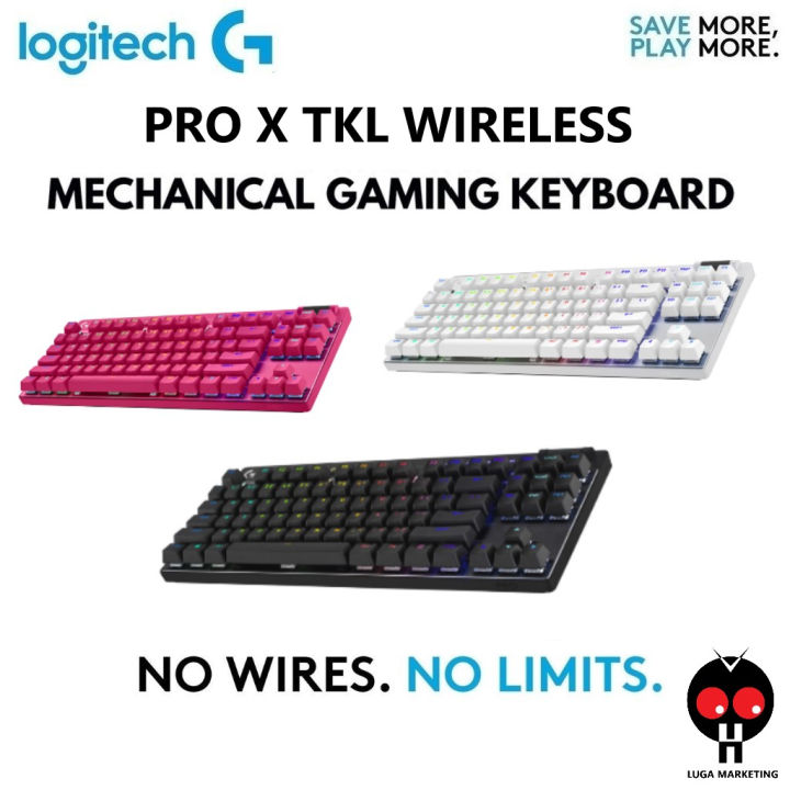 Logitech G PRO X TKL LIGHTSPEED Wireless Gaming Keyboard, Ultra ...