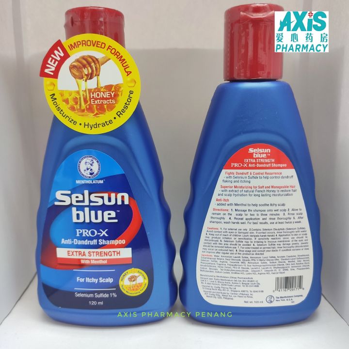 Selsun Blue Extra Strength Treatment Shampoo 120ml Exp:04/2025 | Lazada