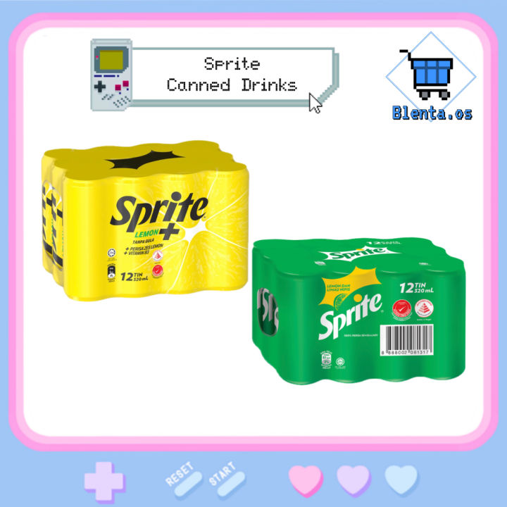 Sprite Drinks Lemon Plus/Original 320ml x12cans🔥SG READY STOCK🔥 ...