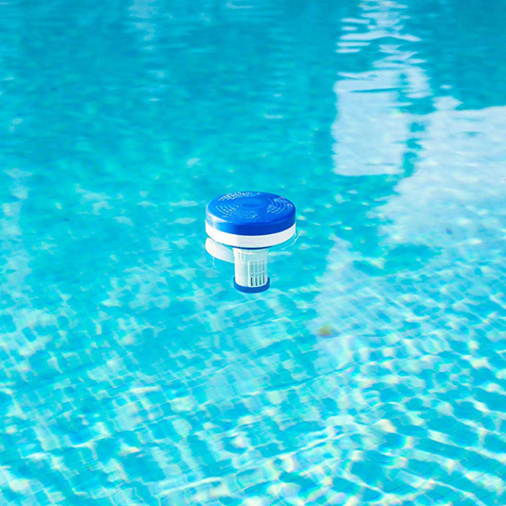 Swimming pool hot spring floating automatic dosing box floating ball ...