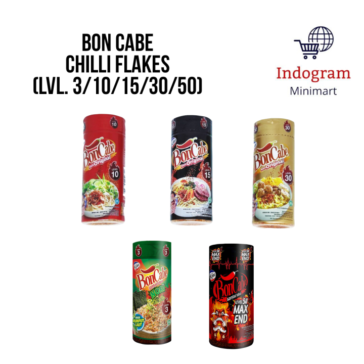 (Bundle of 2 Bottles) Bon Cabe Kobe Sprinkle Chilli Powder Flakes ...