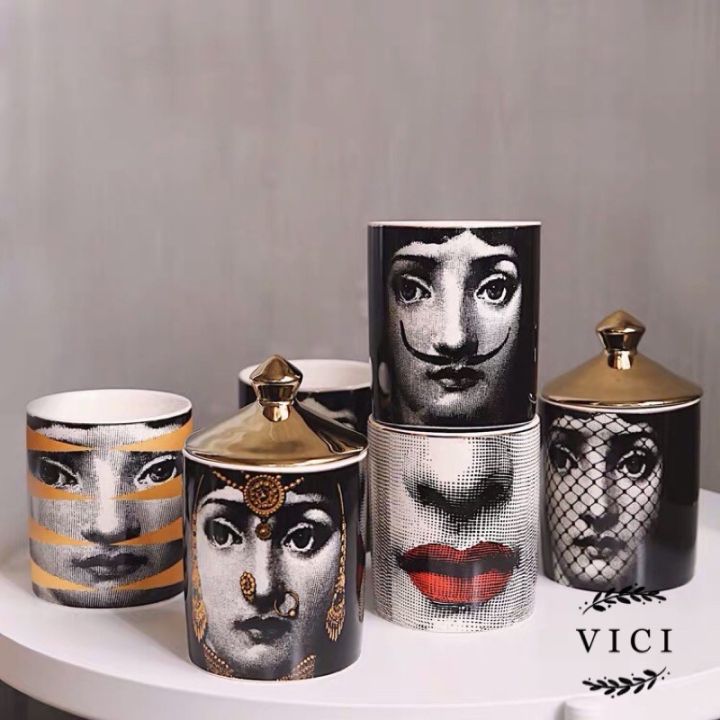 Forna.setti Italian Designed Inspired Classic Vintage Gold Artsy Jar ...