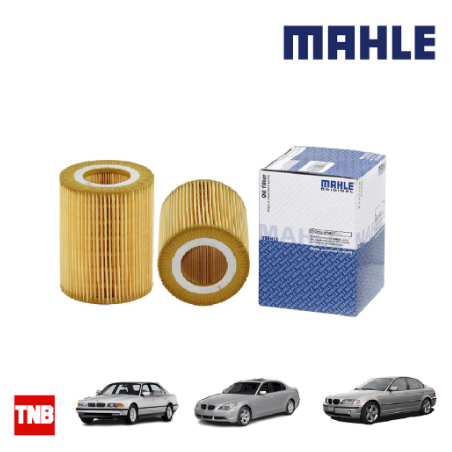MAHLE BMW กรองน้ำมันเครื่อง(6สูบ) รุ่น E36 E46 E90 E39 E60 E38 E85 เครื่องM52,M54 ยี่ห้อ MAHLE ...