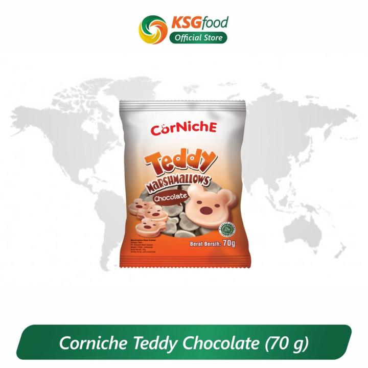 CORNICHE TEDDY CHOCOLATE MARSHMALLOW | Lazada Indonesia
