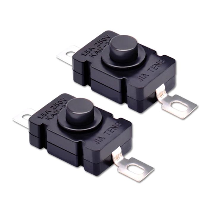 10 Pieces Self-Lock Micro Push Button Switch Replacement DC 30V 1A ...
