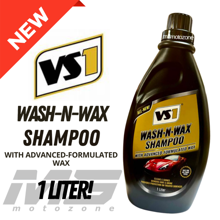 VS1 Wash-n-wax automotive shampoo 1 Liter | Lazada PH