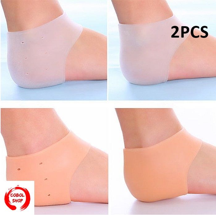 COBOL (2 ชิ้น) แบบมีรูและไม่มีรู ซิลิโคนรับแรงกระแทก กันเท้าแตก ...