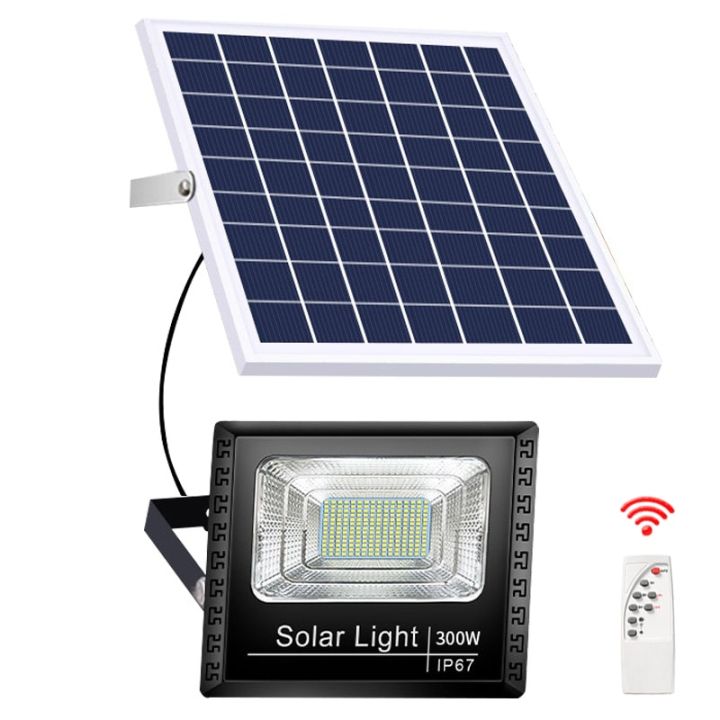 Solar LED Light Outdoor Solar Spotlights Garden House Remote Control ...