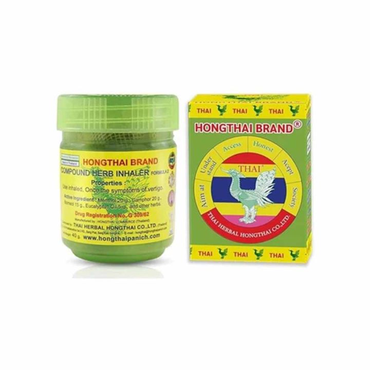 HONG THAI Herbal Traditional Nasal Inhalant Inhale Instant Smooth ...