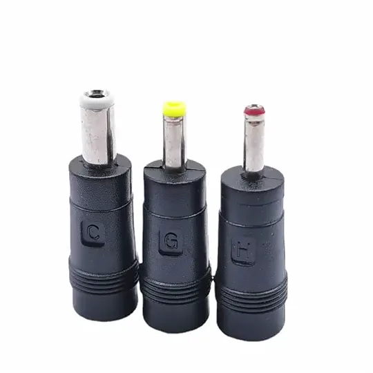 Black Charging Adapter Power Supply Adapter DC5521 to DC5525 Conversion ...