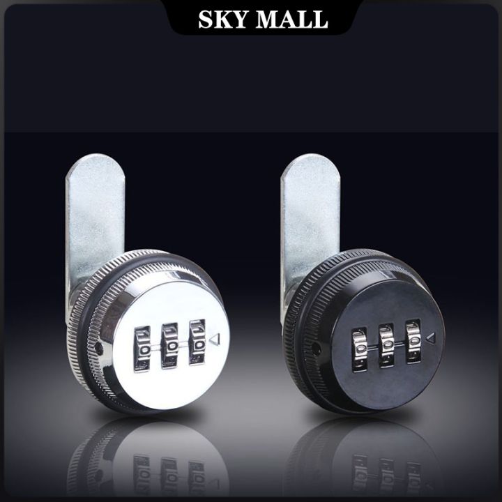 3 Digital Combination Cabinet Lock Password Drawer Locks Cam Lock ...