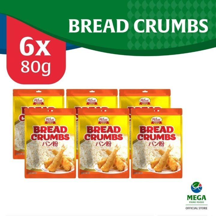 Mega Prime Choices Bread Crumbs 50G By 6'S | Lazada PH