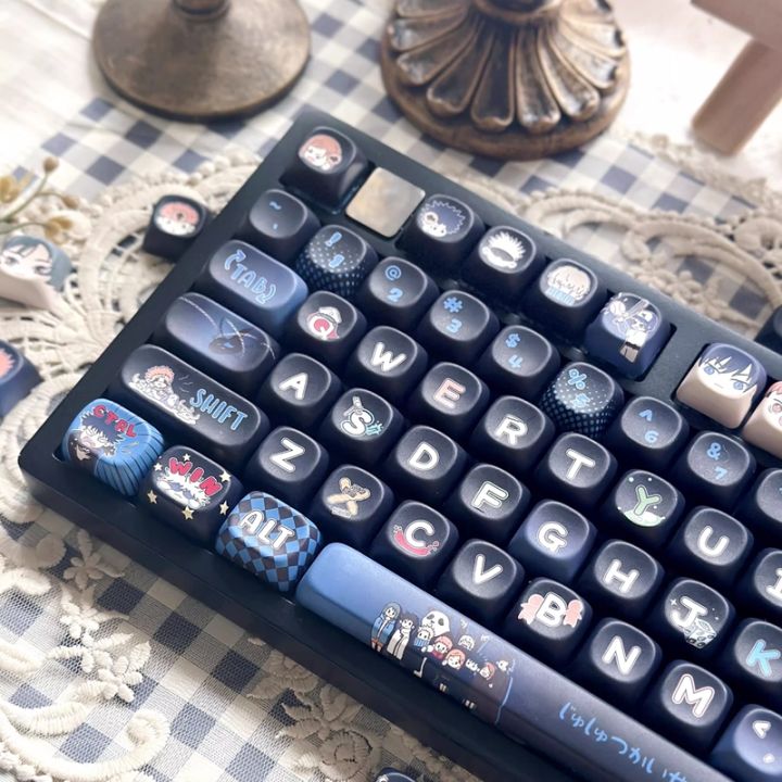 【ONLY KEYCAP】Jujutsu Kaisen Theme Keycap 128 Keys MOA Profile PBT Dye ...