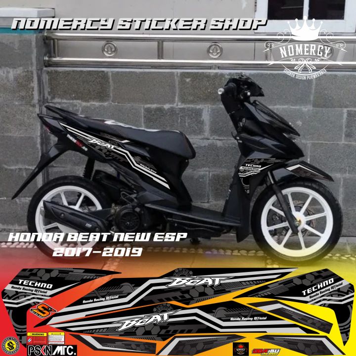 STICKER STRIPING VARIASI MOTOR HONDA BEAT ESP/STREET NEW VARIASI ...