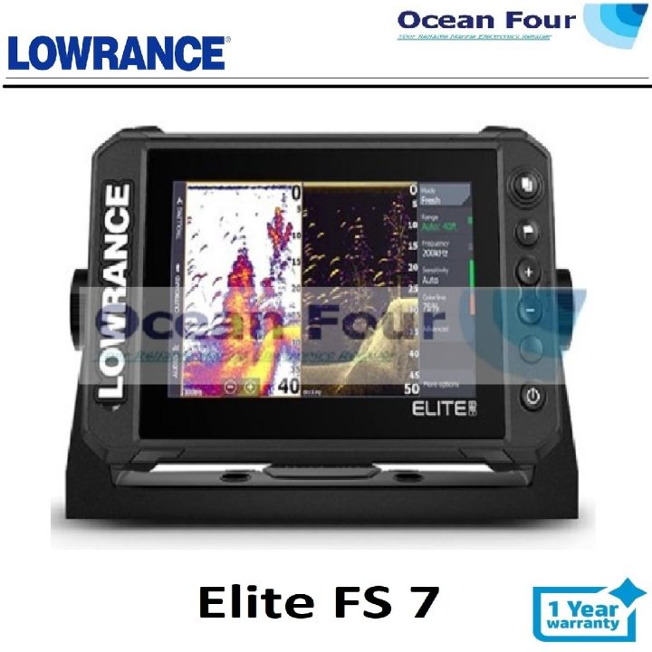Lowrance Elite FS 7 (no transducer/ Downscan, ActiveImaging3in1) | Lazada