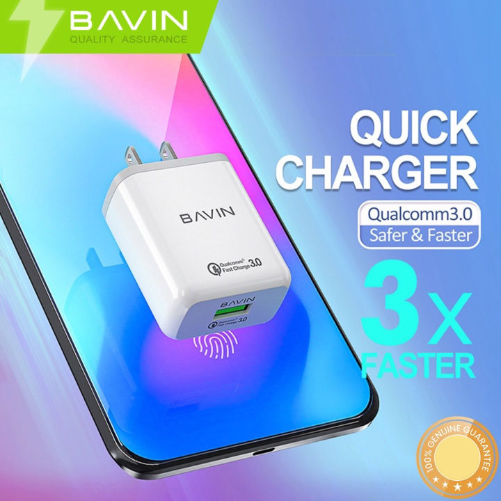 [GK] BAVIN PC275 QC3.0 Fast Wall Charger Quick Charging Adapter for ...